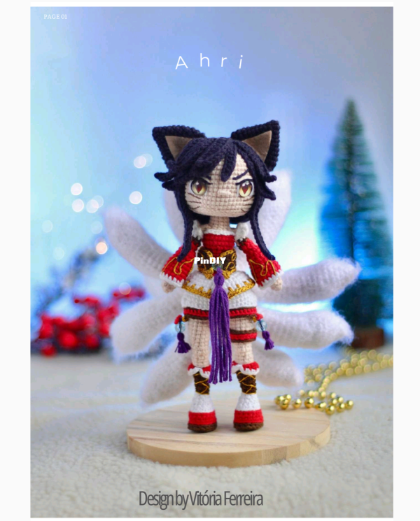 Amigurumis da Vit - Vitória Ferreira - Ahri-Knitting and Crochet ...