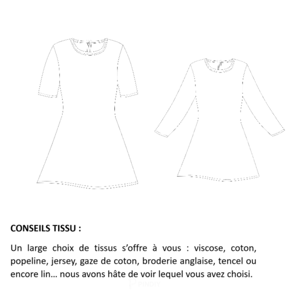 My Couturier Patterns - Selma Dress - Sizes 32-48 - French-Sewing And ...